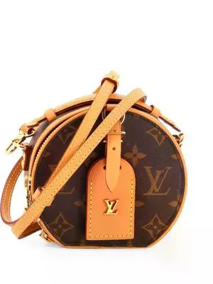 LOUIS VUITTON Mini Boite Chapeau Bag Monogram Canvas Crossbody Bag - Brown