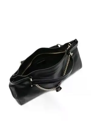 Orciani Chain-link Leather Shoulder Bag