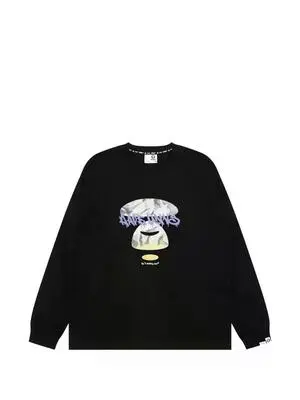 AAPE BY *A BATHING APE Moonface-print T-shirt