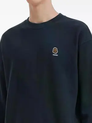 FINGERCROXX Logo-patch Cotton Sweatshirt