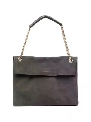 ORCIANI Orciani Logo-Plaque Foldover Shoulder Bag