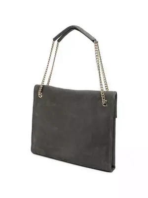 Orciani Logo-plaque Foldover Shoulder Bag