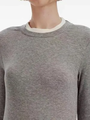 TOUT A COUP Layered-effect Ruched Long-sleeve T-shirt