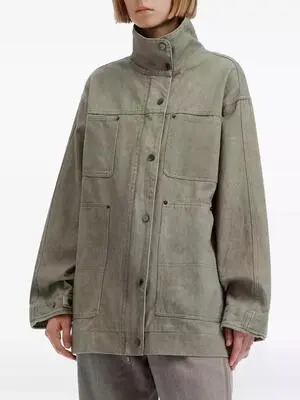 TOUT A COUP Tout À Coup High-neck Cotton Jacket