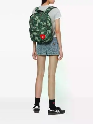 AAPE BY *A BATHING APE Camouflage-print Heart-patch Backpack