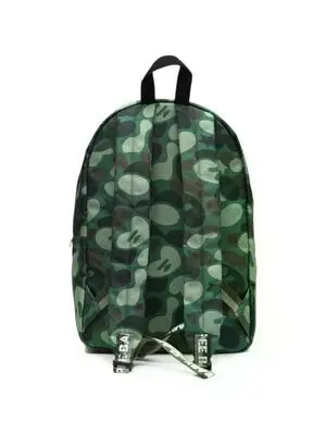 AAPE BY *A BATHING APE Camouflage-print Heart-patch Backpack
