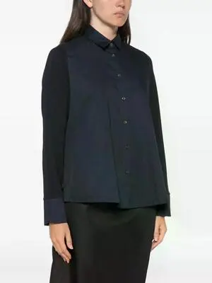 WHYCI Panelled Long Sleeve Shirt
