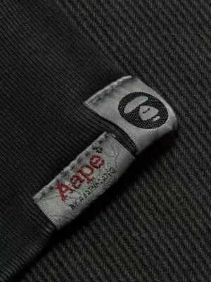 AAPE BY *A BATHING APE Moonface-patch Graffiti-print Sweater