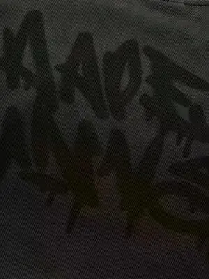 AAPE BY *A BATHING APE Moonface-patch Graffiti-print Sweater