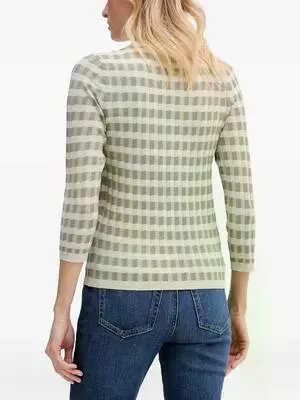 BENETTON Striped Crew Neck Sweater