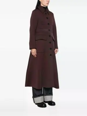 PSOPHIA Button-up Flared Coat
