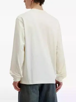 FINGERCROXX Logo-print Long-sleeve T-shirt