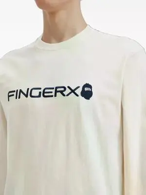 FINGERCROXX Logo-print Long-sleeve T-shirt