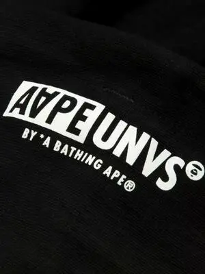 AAPE BY *A BATHING APE Basic Logo-print Zip-up Hoodie