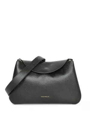 COCCINELLE Grained Leather Shoulder Bag