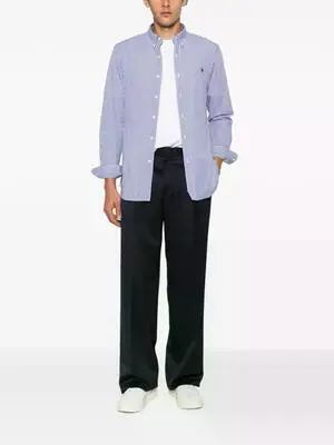 Polo Ralph Lauren Vertical-stripe Button-down Shirt - Blue
