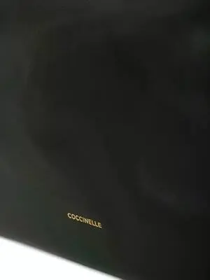 COCCINELLE Logo-embossed Shoulder Bag - Black