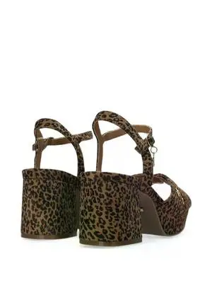 MEXX Leopard-print Platform Sandals