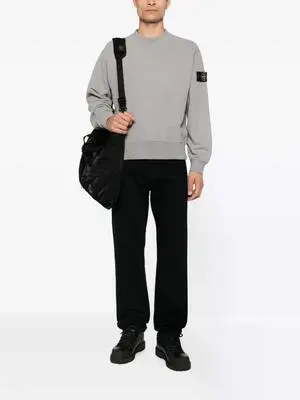 Stone Island Logo Patch Sweatshirt - Grey