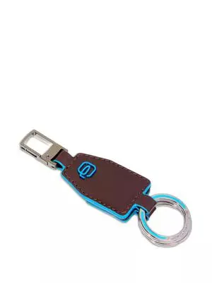 PIQUADRO Leather Keyring - Brown