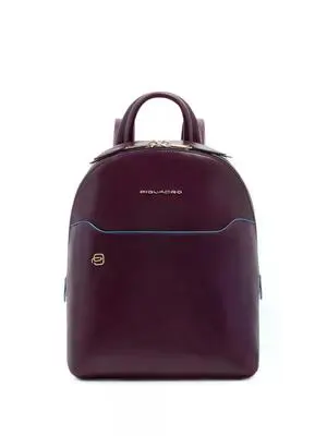 PIQUADRO Leather Backpack - Red