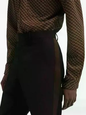 WALES BONNER Modernist Jacquard-knit Shirt