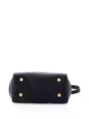 LOUIS VUITTON Montaigne Handbag Bicolor Monogram Empreinte Giant Bb Satchel - Black