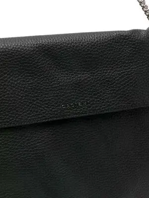 Orciani Grained Leather Chain-link Shoulder Bag
