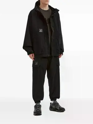 FINGERCROXX Hooded Jacket With Logo Patch