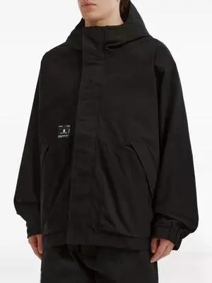 FINGERCROXX Hooded Jacket With Logo Patch