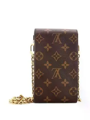 LOUIS VUITTON Metis Phone Pouch On Chain Monogram Canvas Shoulder Bag