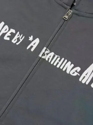 AAPE BY *A BATHING APE Logo-print Zip-up Hoodie