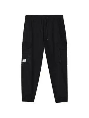 FINGERCROXX Logo-patch Cargo Pants - Black