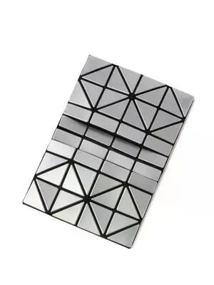 Issey Miyake Geometric-panelled Card Holder