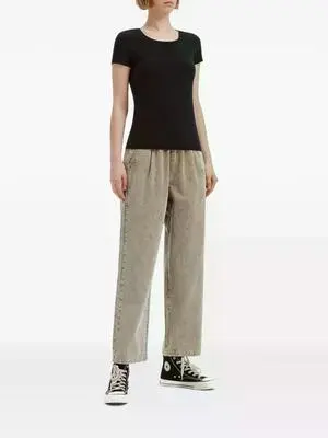 FINGERCROXX Corduroy Pleated Trousers