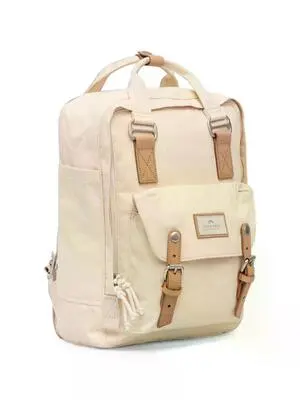 DOUGHNUT Macaroon Canvas Backpack With Buckle Detail