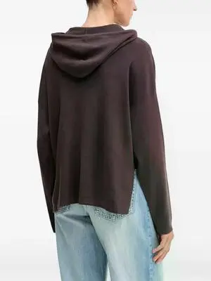 BENETTON Drawstring Side-slit Hoodie