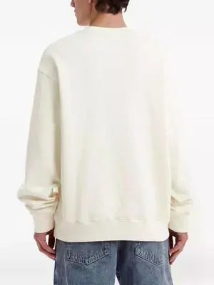 FINGERCROXX Logo-print Crew-neck Sweatshirt