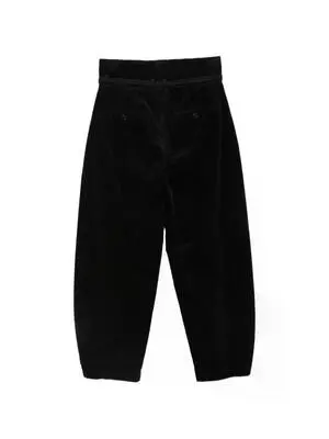 Barena Venezia Candiano Corduroy Belted Trousers - Black