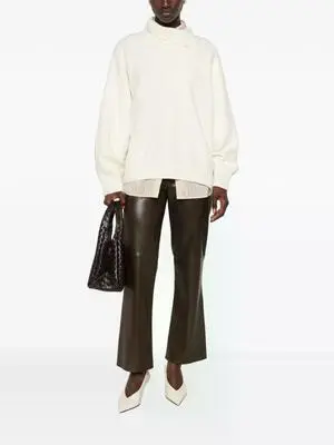 Max Mara Leather Trousers