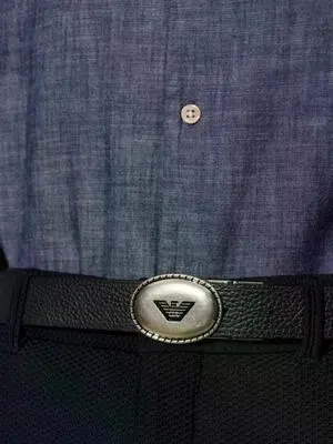 Emporio Armani Logo-plaque Reversible Belt