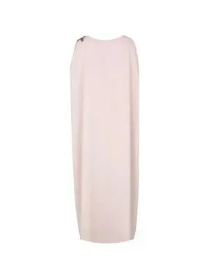 LOODYANA Hand-embroidered Cape Maxi Dress