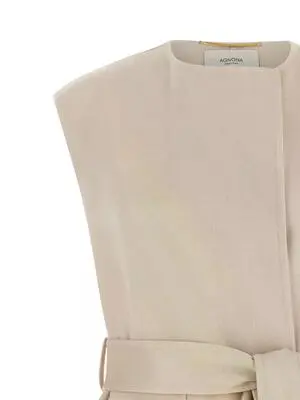 Agnona Belted Cashmere Vest