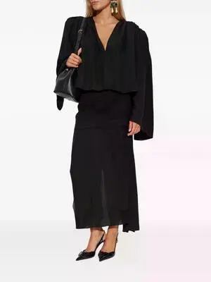 Valentino Garavani Gathered Cropped Cardigan