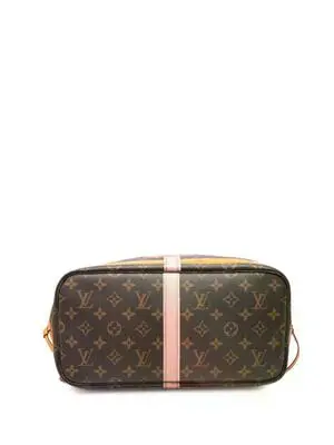 LOUIS VUITTON Monogram Summer Trunks Neverfull Mm Tote Bag
