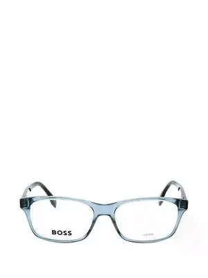 BOSS Rectangle-frame Glasses - Blue