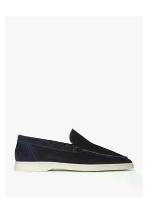AURELIEN Yacht Suede Loafers - Blue