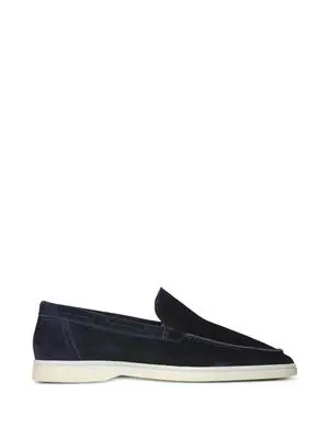 AURELIEN Suede Loafers - Blue