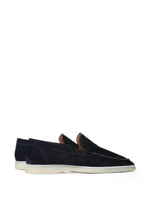 AURELIEN Suede Loafers - Blue