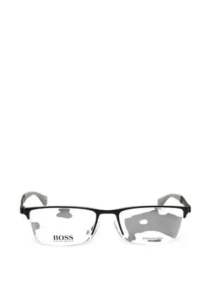 BOSS Rectangle-frame Glasses - Black